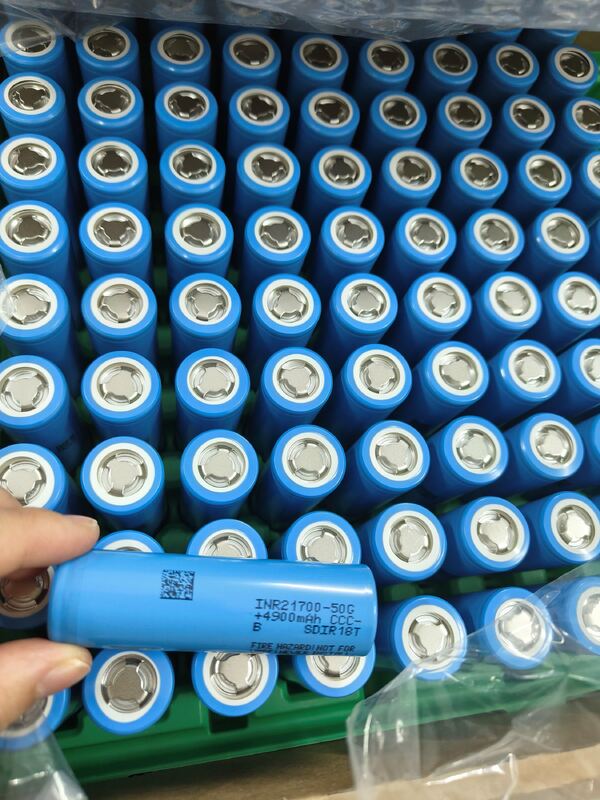 In Stock INR21700-50G 3.7V 5000mAh 2C Li Ion Rechargeable Battery 1000 ...