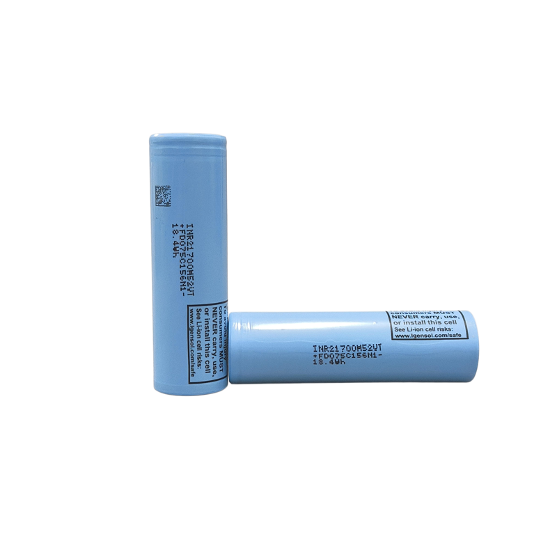 INR21700M52V 21700 Cylindrical Cells 3.69V 19Wh 3C Rechargeable Lithium ...